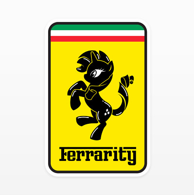 My Little Pony Ferrari styled decal (Rarity FerRarity) | eBay