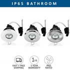 Recessed GU10 Downlight Ceiling Spotlights Fire Rated Fitting IP65 ...