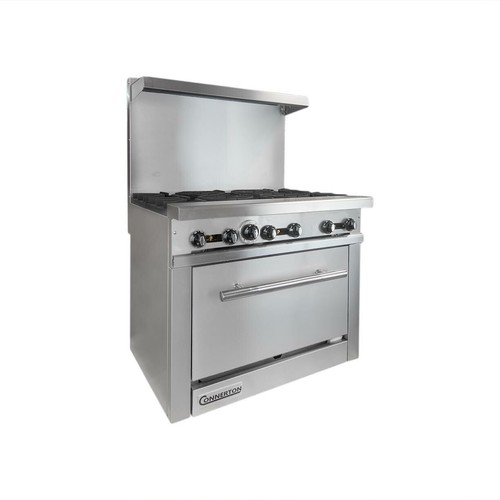 NEW 36" Range 2 Open Burners 24" Griddle Stainless Connerton CN36-2-24G ...