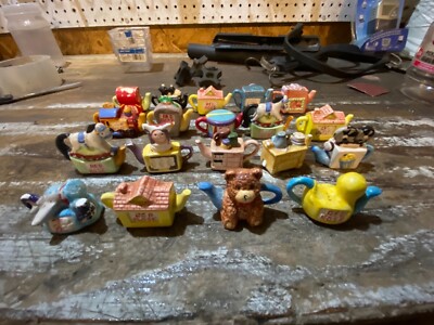 Vintage Red Rose Tea Figurines Tea Pots ( Lot of 19 ) | eBay