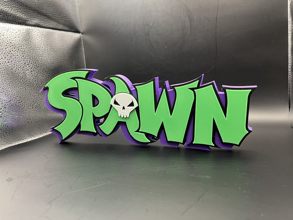 Spawn Logo Sign Display | 3D Wall Desk Shelf Art | eBay