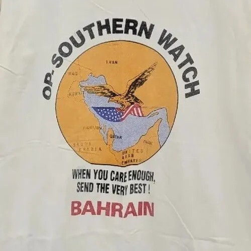 Rare Vintage Operation Southern Watch Bahrain Send Th… - Gem
