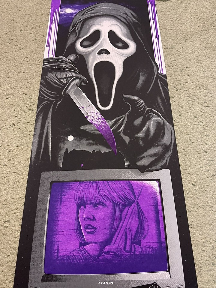 Scream Ghostface Wes Craven Horror Movie Art Print Poster Mondo Steven ...