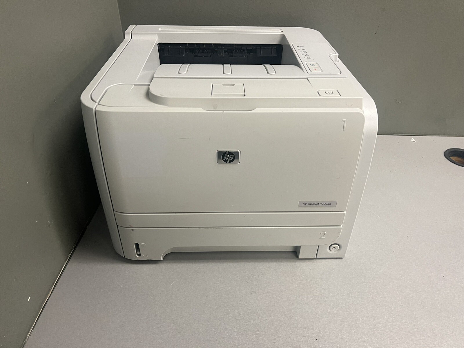 HP LaserJet P2035n Workgroup Network USB Monochrome Laser Printer 6647 ...