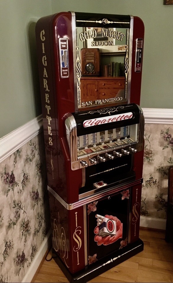 1940s Vintage National Cigarette Vending Machine 9 pulls | eBay