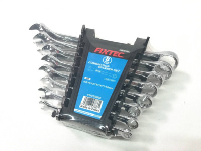 Industrial FixTec 8 Pc Combination Metric Wrench Set with Organizer Case | eBay