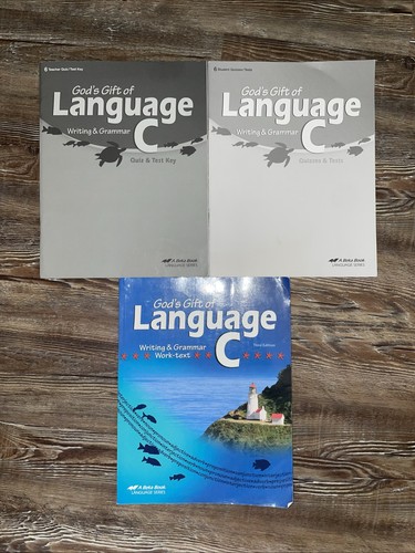 Abeka Gods Gift of Language C Writing and Grammar Answer Key and Quiz ...