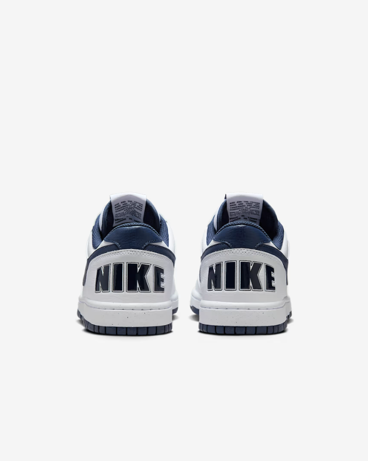 Nike BIG LOW Men's MIDNIGHT NAVY 355152-140 Basketball Sneakers Shoes ...