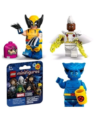 LEGO Marvel Series 2 71039 X-Men Lot Of 3 Minifigures Wolverine Beast ...