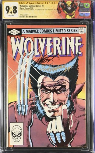 1982 Wolverine #1 CGC SS 9.8 Signed Frank Miller Chris Claremont Joe ...