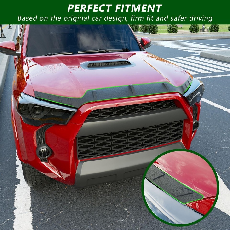 For 2010-2024 Toyota 4Runner Hood Protector Hood Shield Hood Deflector ...