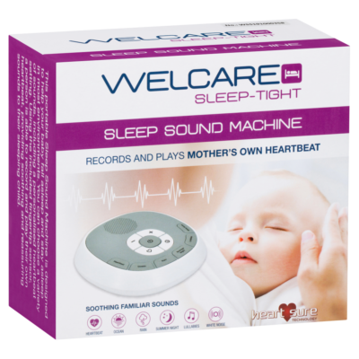 Welcare Sleep-Tight Sleep Sound Machine WSS100 Relaxing Sounds to ...