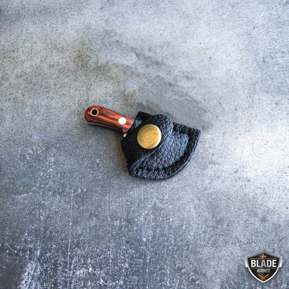WORLDS SMALLEST WORKING FIXED BLADE KNIFE! Tiny Miniature REAL Cleaver ...