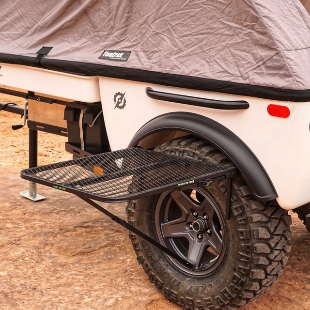Tailgater Tire Table Steel Tire-Mounted Table - Black (TGMESH) for sale ...