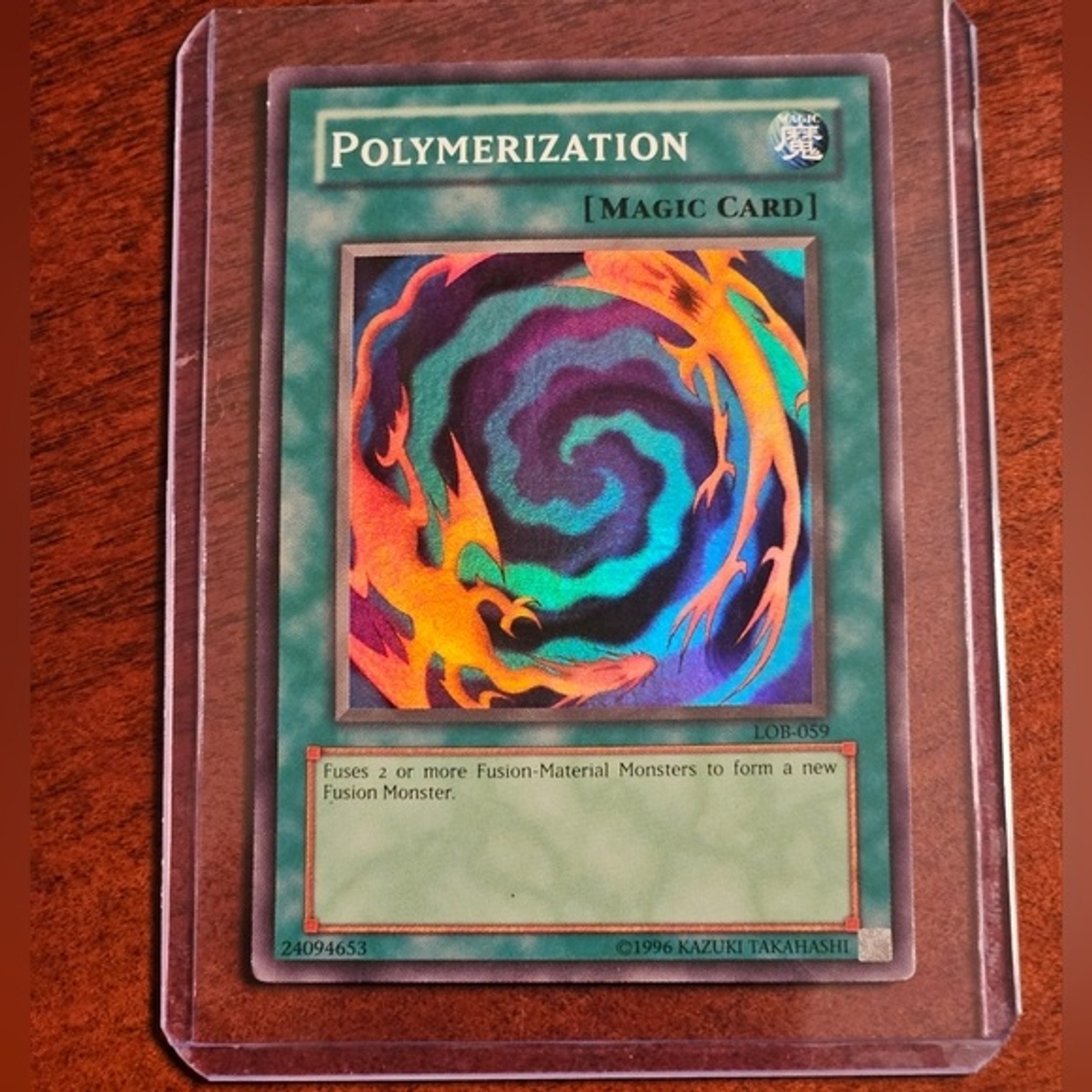 LOB-059 Polymerization Yu-Gi -Oh! Collectible Card *MESSAGE ME TO MAKE ...