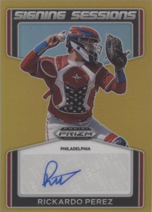 2022 Panini Prizm Draft Picks - Signing Sessions Rickardo Perez #SS-PZ ...