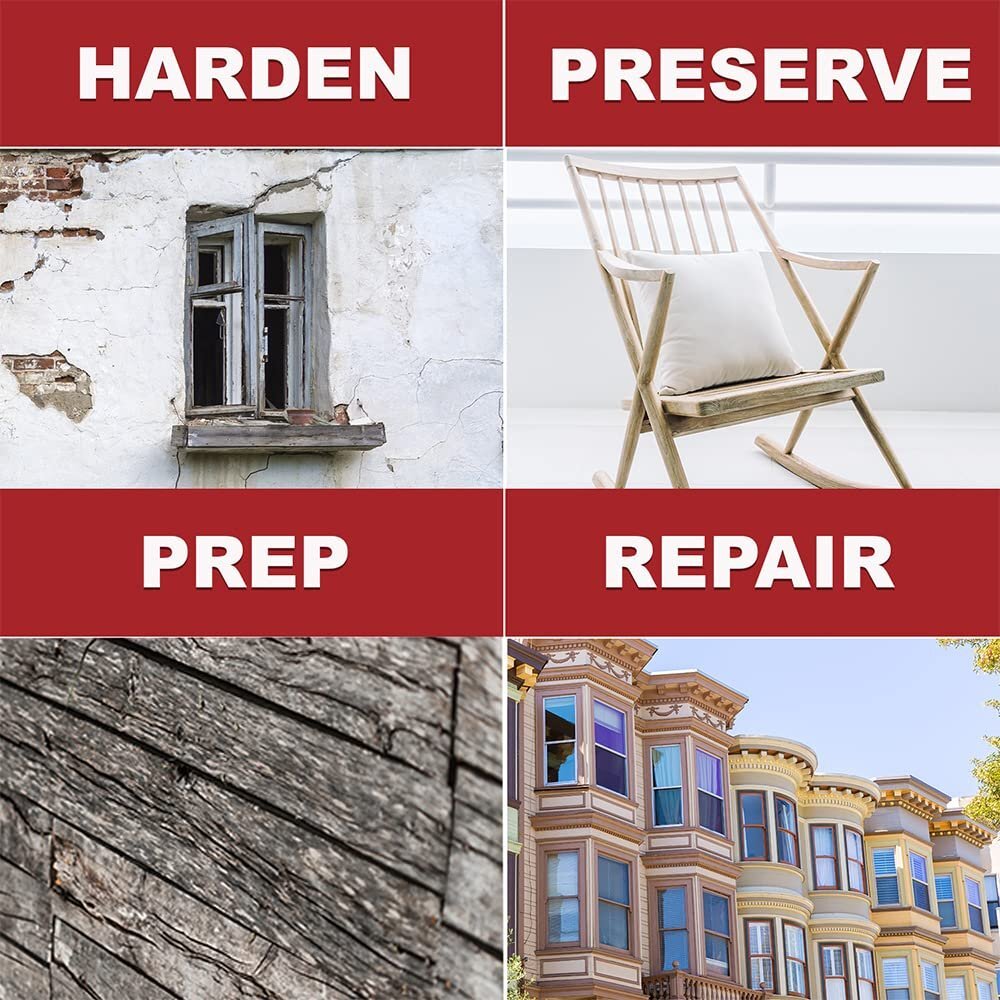 PC Products PC-Petrifier Water-Based Wood Hardener, 16 oz, Milky White ...