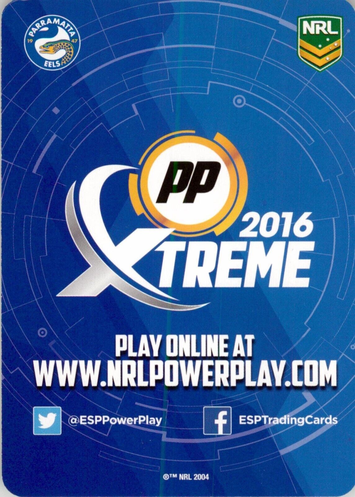 Nouveau 2016 PARRAMATTA EELS NRL Card COREY NORMAN | eBay