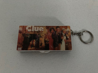 Retired Rare Vintage Hasbro Clue Mini Travel Board Game Keychain | eBay