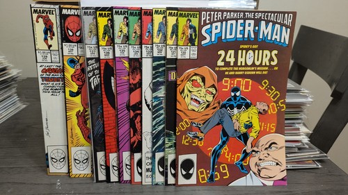 Peter Parker the Spectacular Spider-Man Comic Lots Of 10 Books | 130 - 139 | eBay