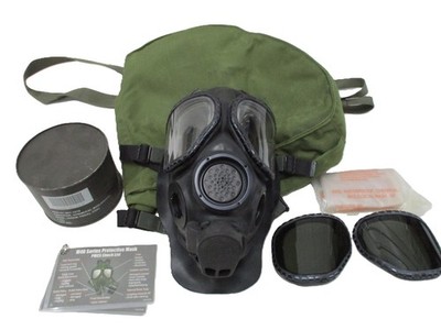 US Military M40 Gas Mask, Size LARGE, w/ Carrying Case | eBay