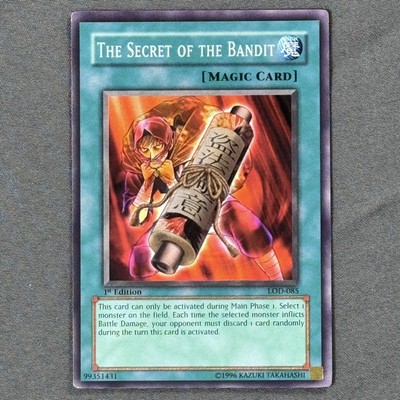 The Secret of the Bandit LOD-085 1st Edition Common MISPRINT English Yu ...