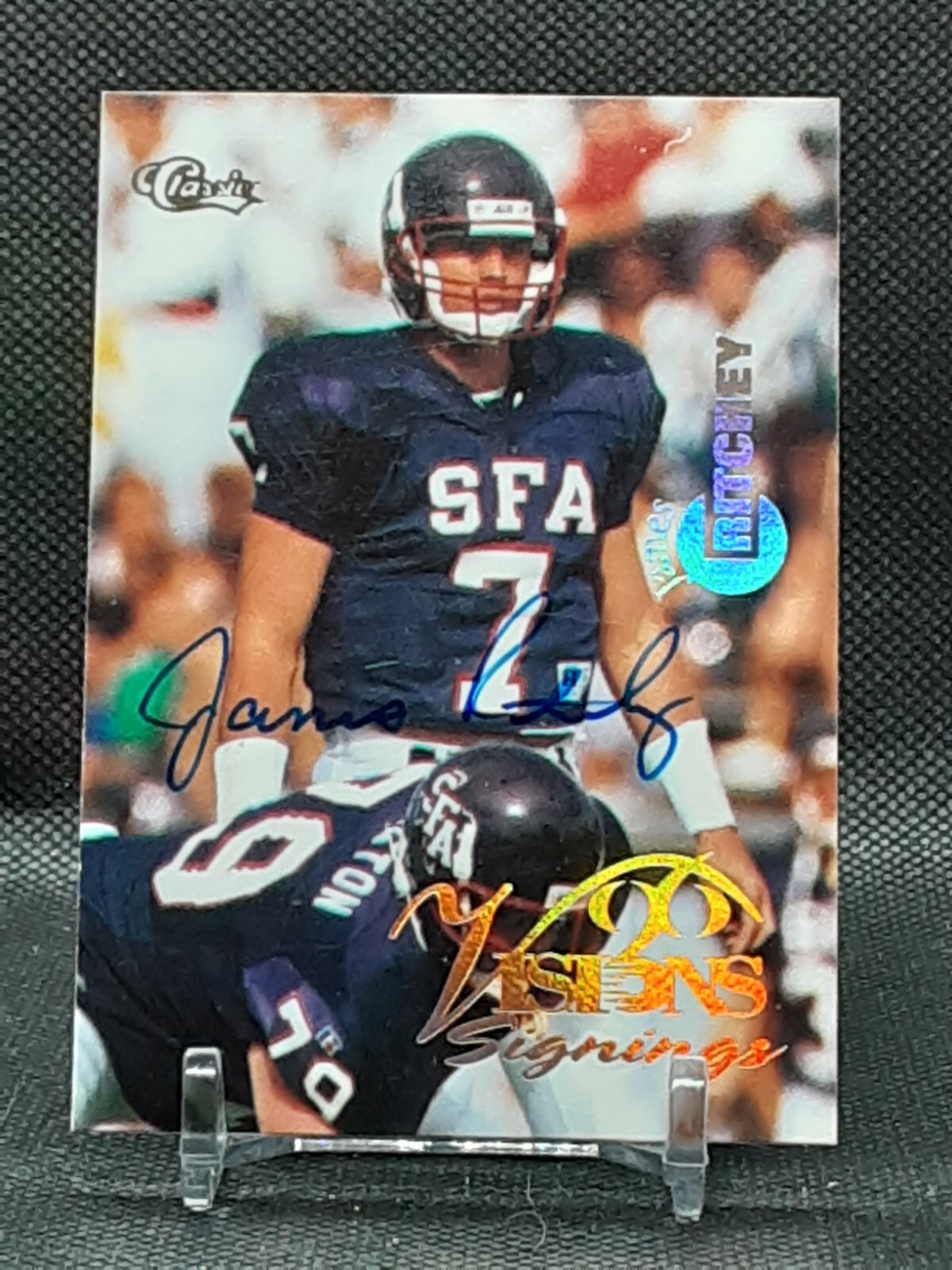 JAMES RITCHEY 1996 CLASSIC VISIONS SIGNINGS AUTO RC OILERS | eBay