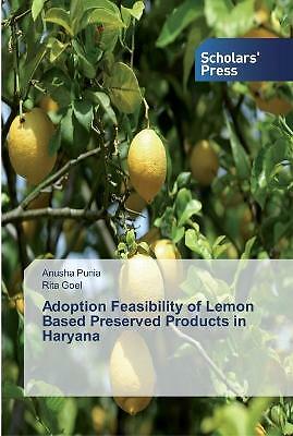 Adoption Feasibility of Lemon Based Preserved Products in Haryana by ...