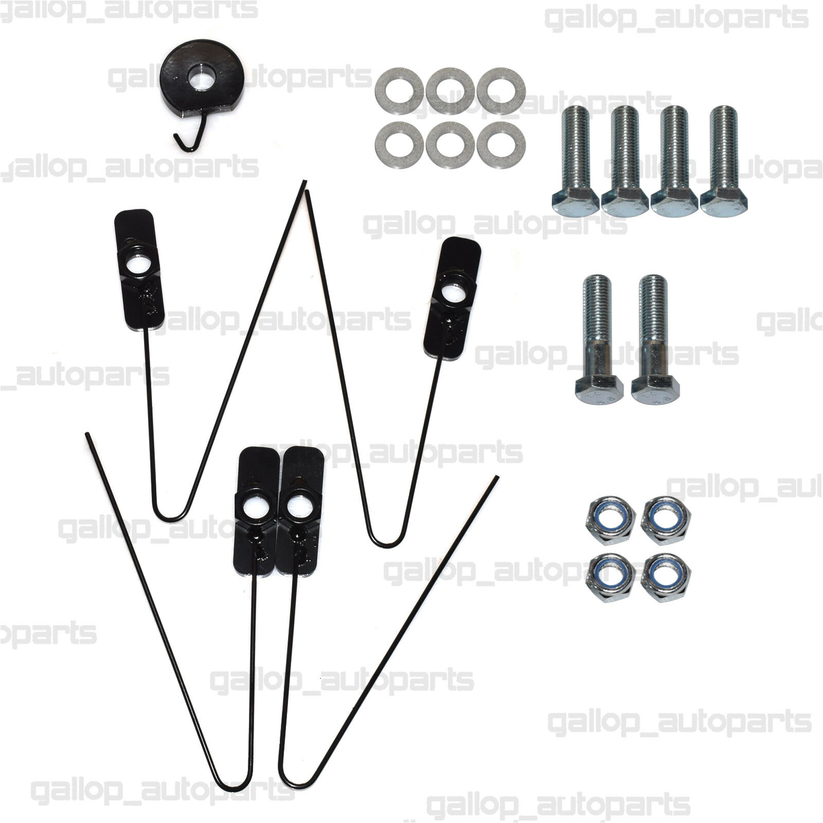 4WD HD Recovery Tow Points Kit for Ford Ranger PX PX2 PX3 & for Mazda ...