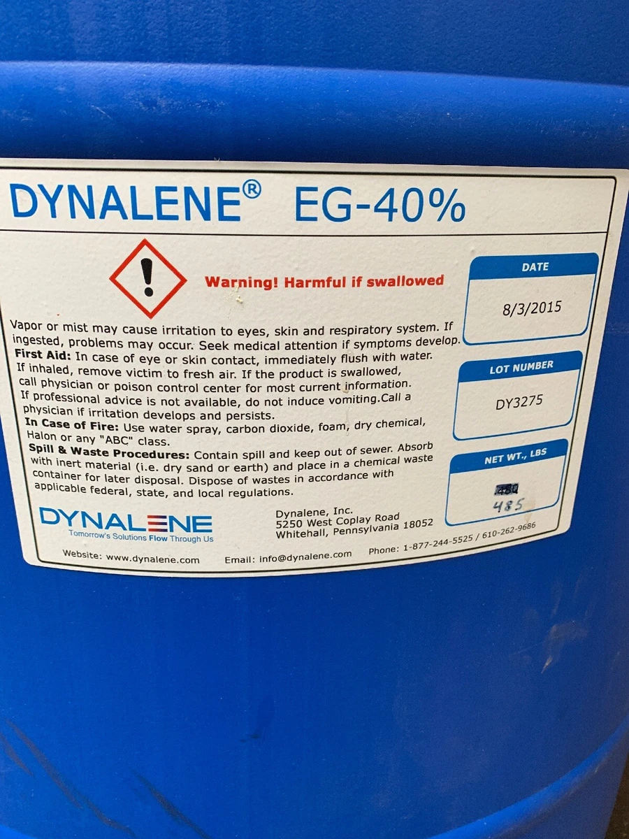 Ethylene Glycol Dynalene EG (5 Gal) Dynalene,, 41% OFF