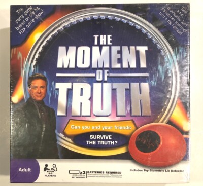The Moment of Truth Electronic Lie Detector Board Game NEW Factory ...