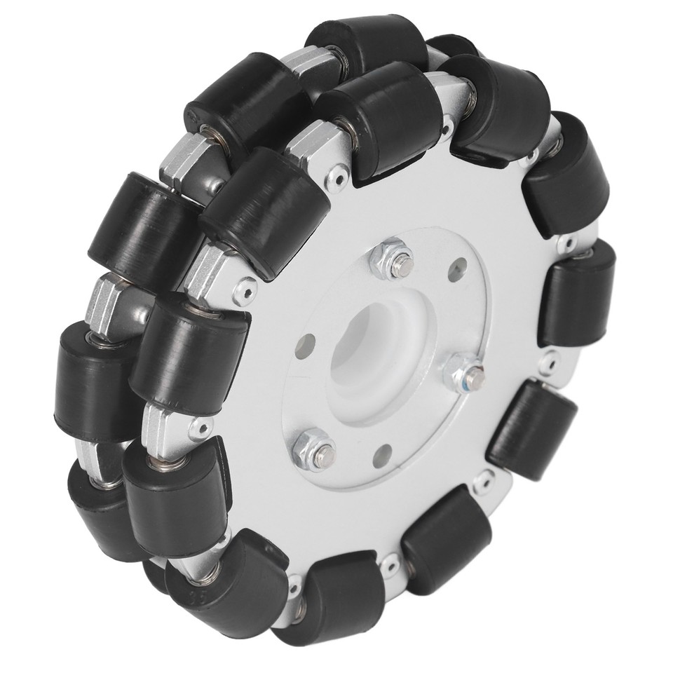 127mm Double Aluminum Omni Wheel With Bearing Rollers Omni Directional ...