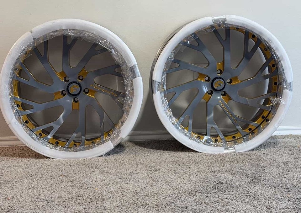 Forgiato Brand Custom Forged Floating Caps Staggered Rims | eBay