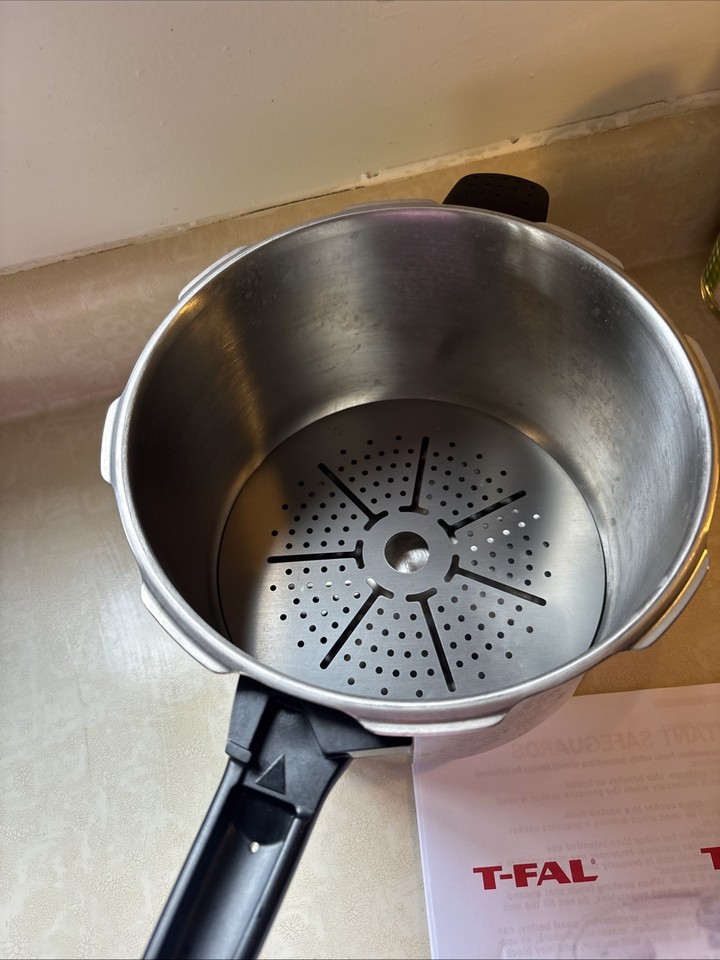T-Fal Sensor 2 Pressure Cooker Stainless Steel Stove Top 6L / 6 ...