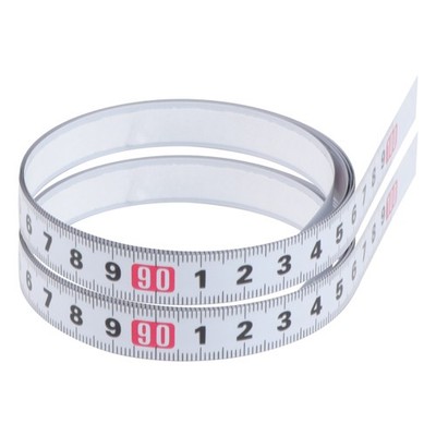 2 Pcs Self Stick Tape Measure Desk Ruler Sticker Meter Metric Measuring ...