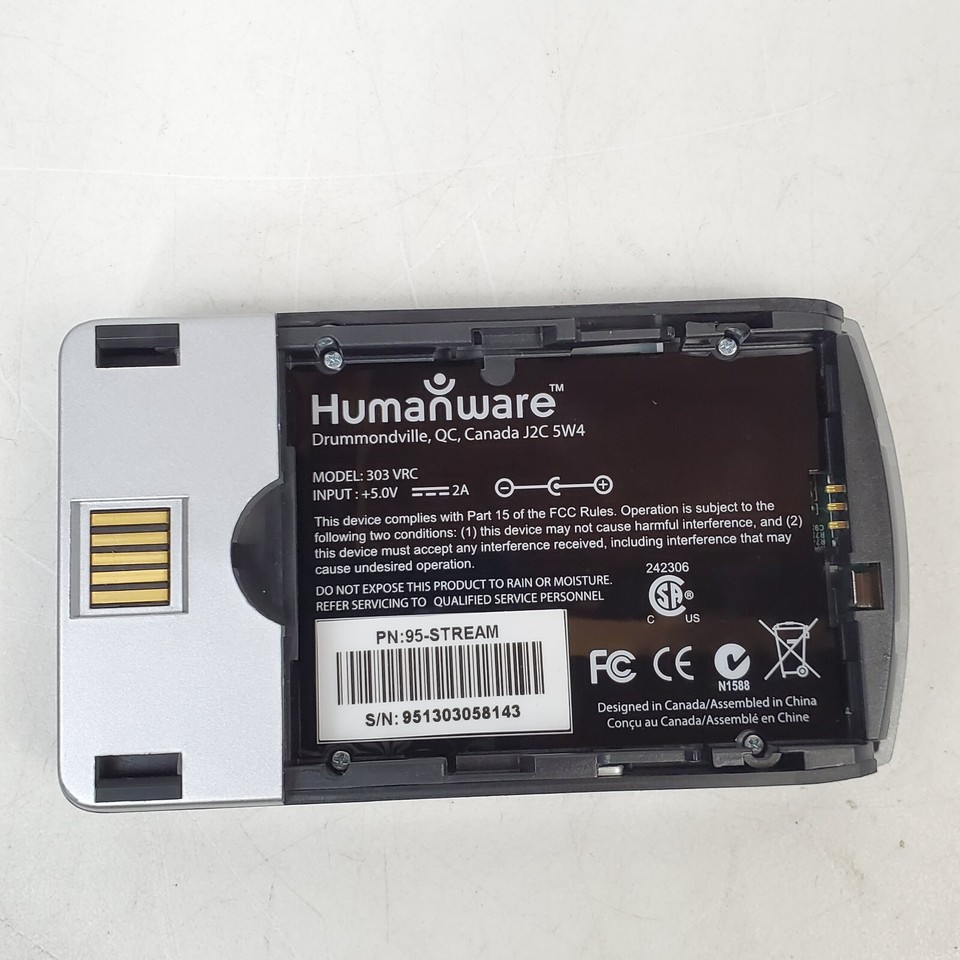 *No Battery* Humanware 303VRC Victor Reader 95-Stream Talking Book Player | eBay