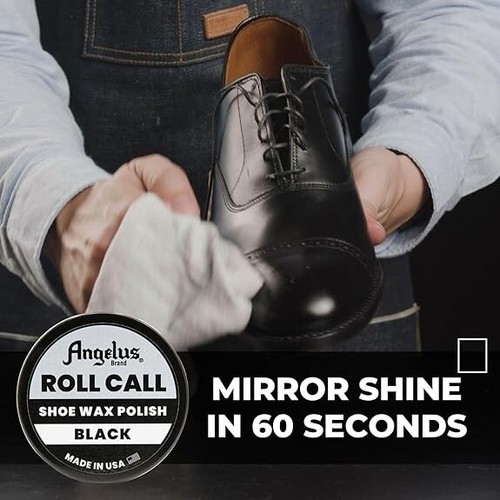 MILITARY GRADE SHOE WAX POLISH BLACK ANGELUS ROLL CALL - FAST DISPATCH ...