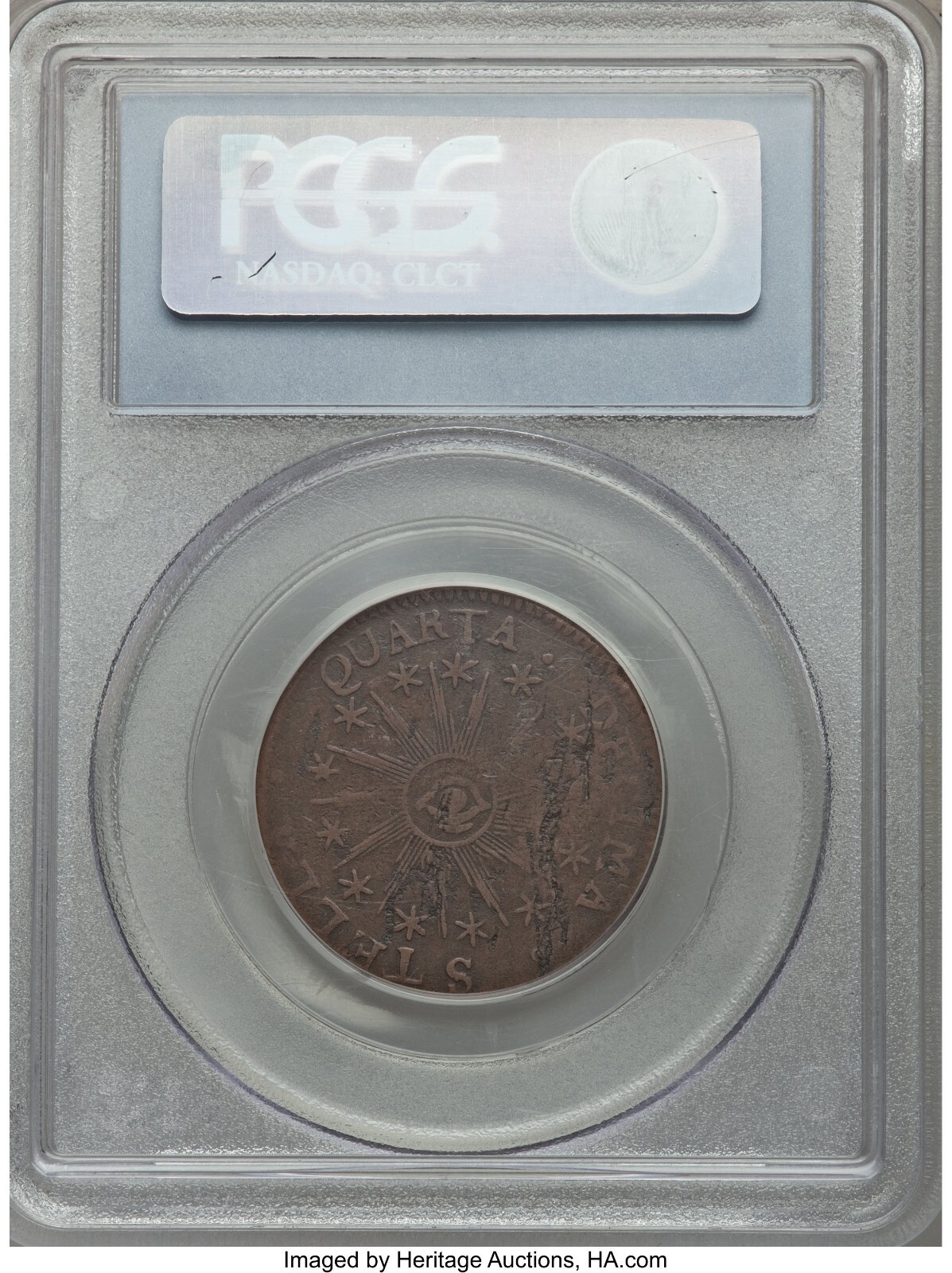 1786 Vermont Landscape Copper VERMONTENSIUM RR-6 PCGS VF25 Cert ...