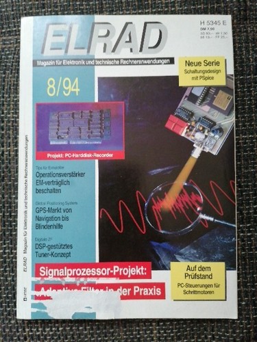 ELRAD. Magazin für Elektronik und technische Rechneranwendungen. 8/94 ...