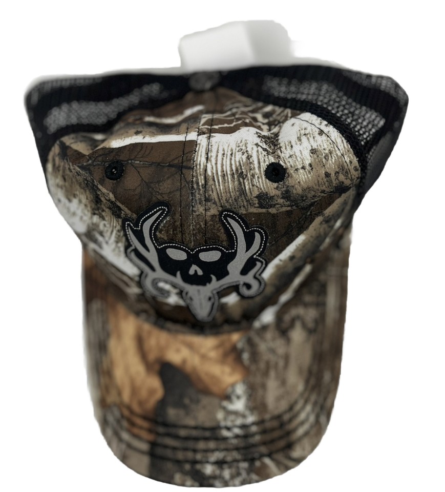 Bone Collector Hat Camo Realtree Paramount Outdoors Mesh Adjustable Cap ...