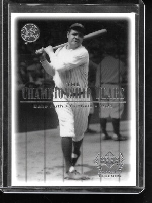 BABE RUTH 2000 UPPER DECK THE CHAMPIONSHIP YEARS 1932 NEW YORK YANKEES ...