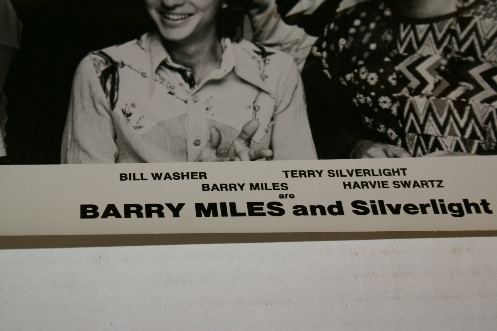 Barry Miles & Silverlight Rare 1974 Band romotional Pitcuer B&W 8"x10 ...