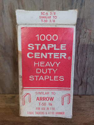 Vintage Swingline Staples Box 1000 USA Made Empty Box | eBay