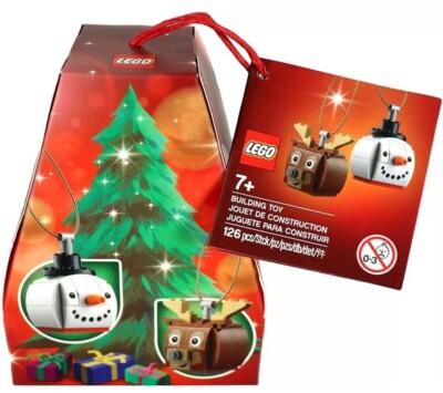 LEGO 854050 Snowman & Reindeer Duo Christmas Ornament / Decoration Set ...