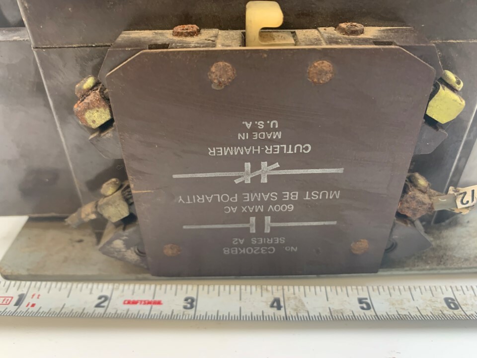 Cutler Hammer Size 3 Starter Model: C10EN3 Series: A1 Max HP: 50 | eBay