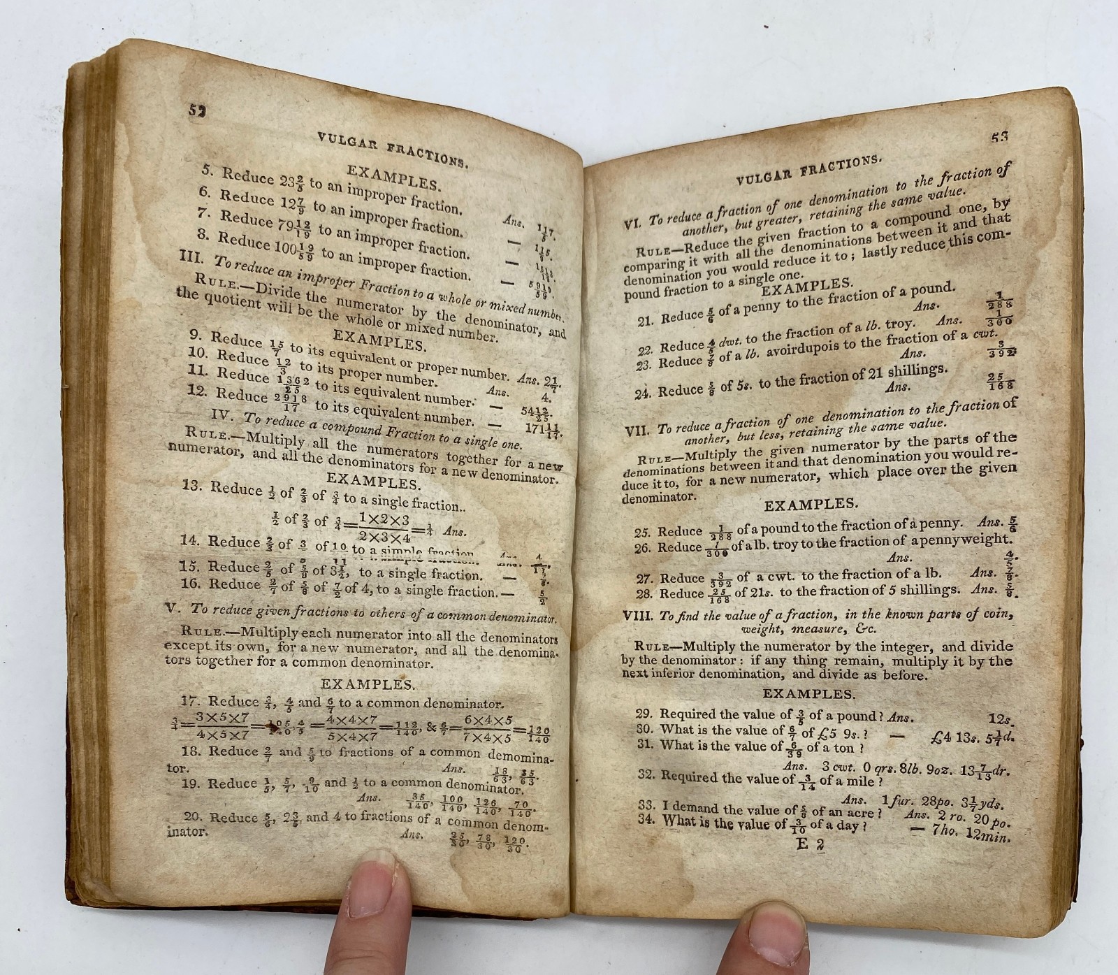 American Tutor's Guide Arithmetic Math 1808 Albany Imprint James ...