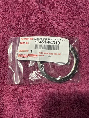Genuine Toyota Tailpipe Gasket 17451-F4010 | eBay