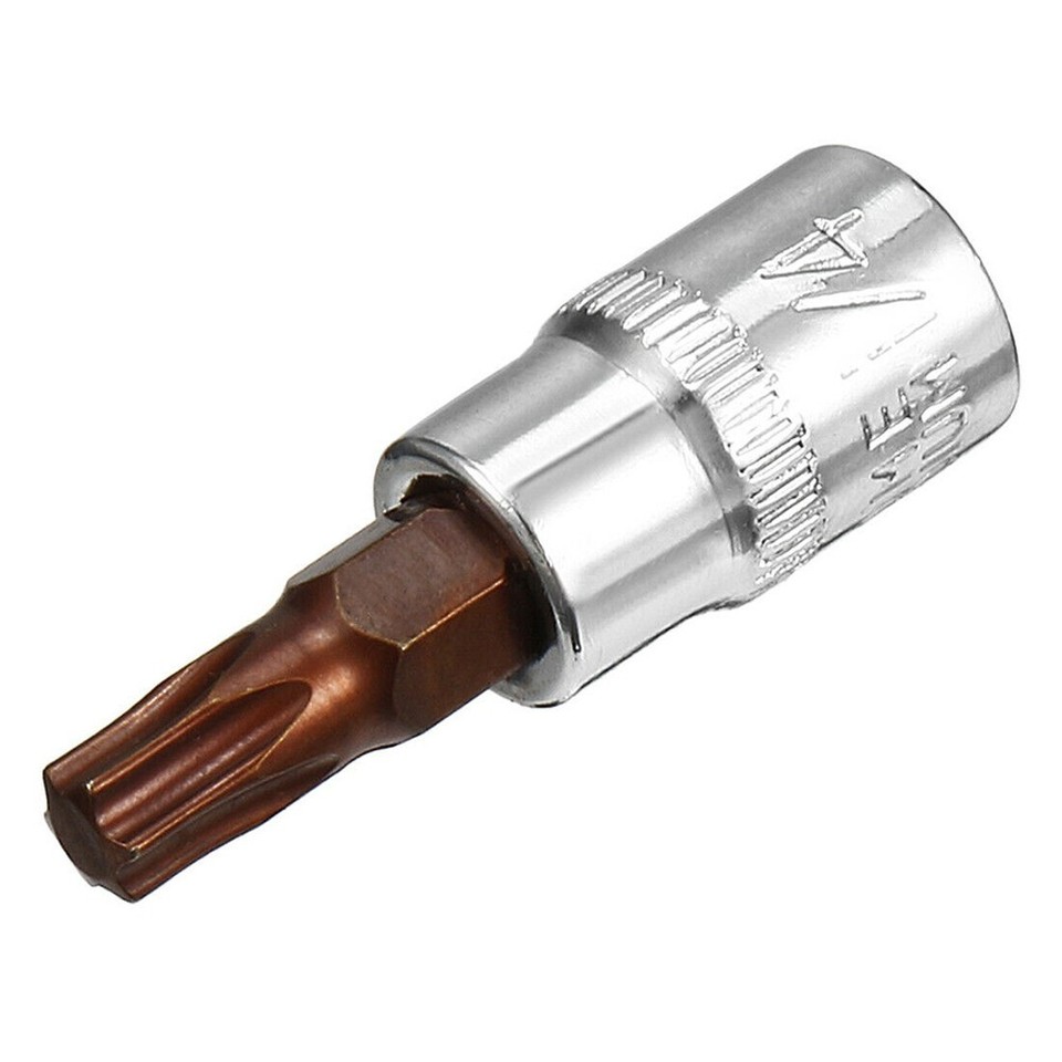 Reliable Torx Bit Sockets Pack of 2 for Household Maintenance T30 Size ...