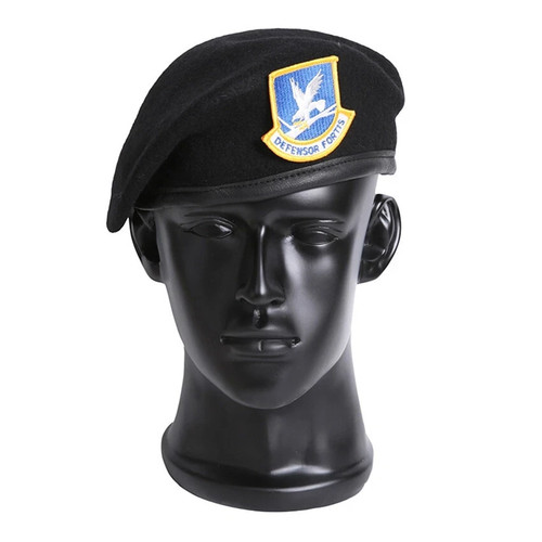 U.S. AIR FORCE SECURITY FORCES BLACK WOOL BERET | eBay