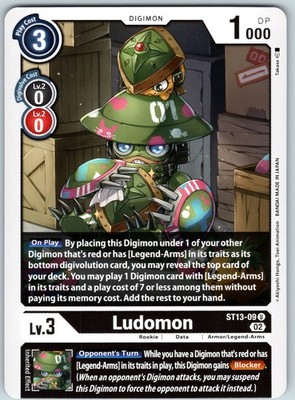 Ludomon Uncommon Starter Deck 13: Ragnaloardmon ST13-09 U NM | eBay